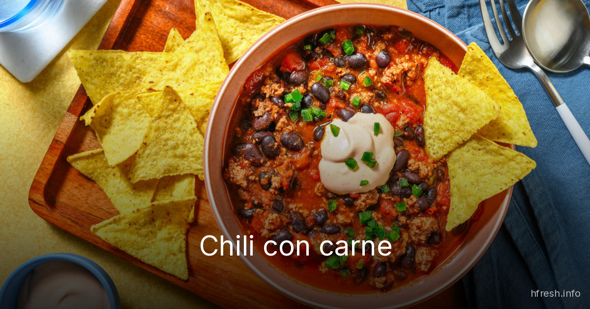Chili con carne · HelloFresh Databas